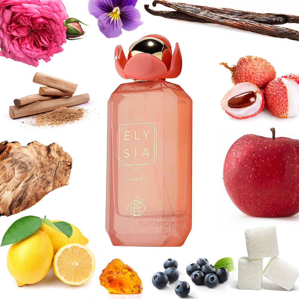 Fragrance World Elysia Lychee Fizz – Olena's Aroma Shop
